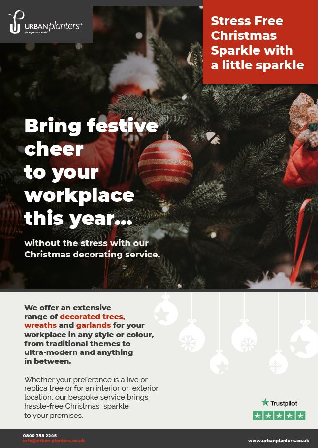 Workplace & Commercial Christmas Decorating Service - Urban Planters