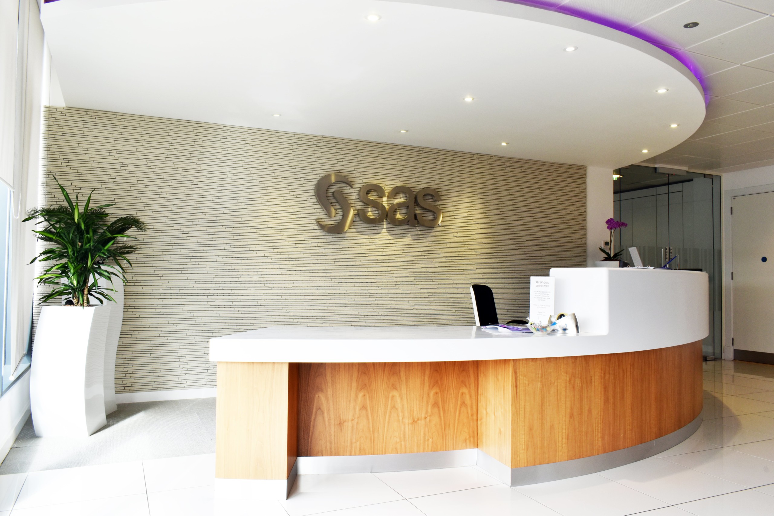 SAS UK Office Minimalist Planting | Urban Planters